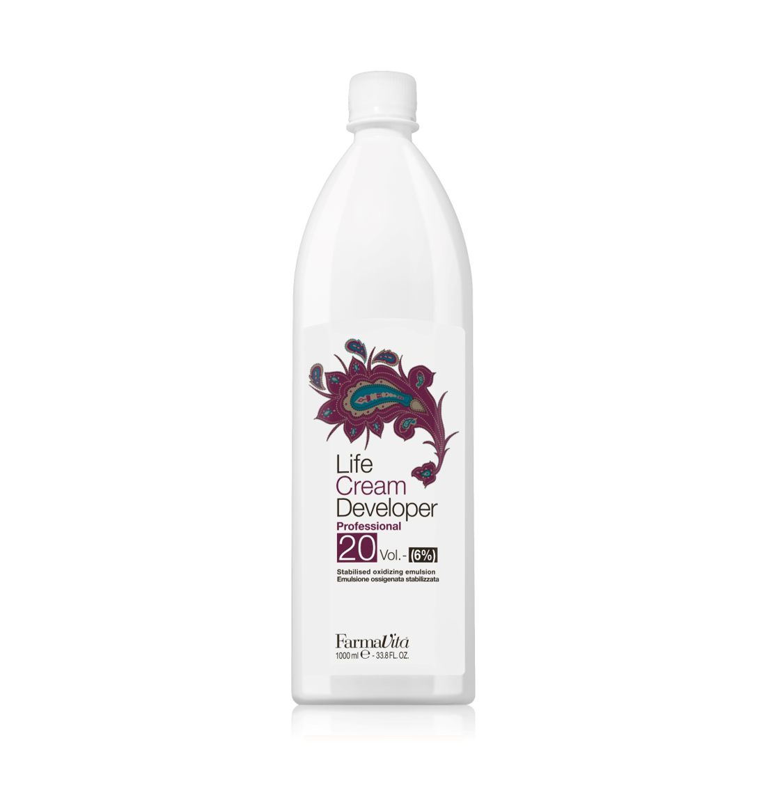 Life Cream Developer 20 Vol 1L - Farmavita